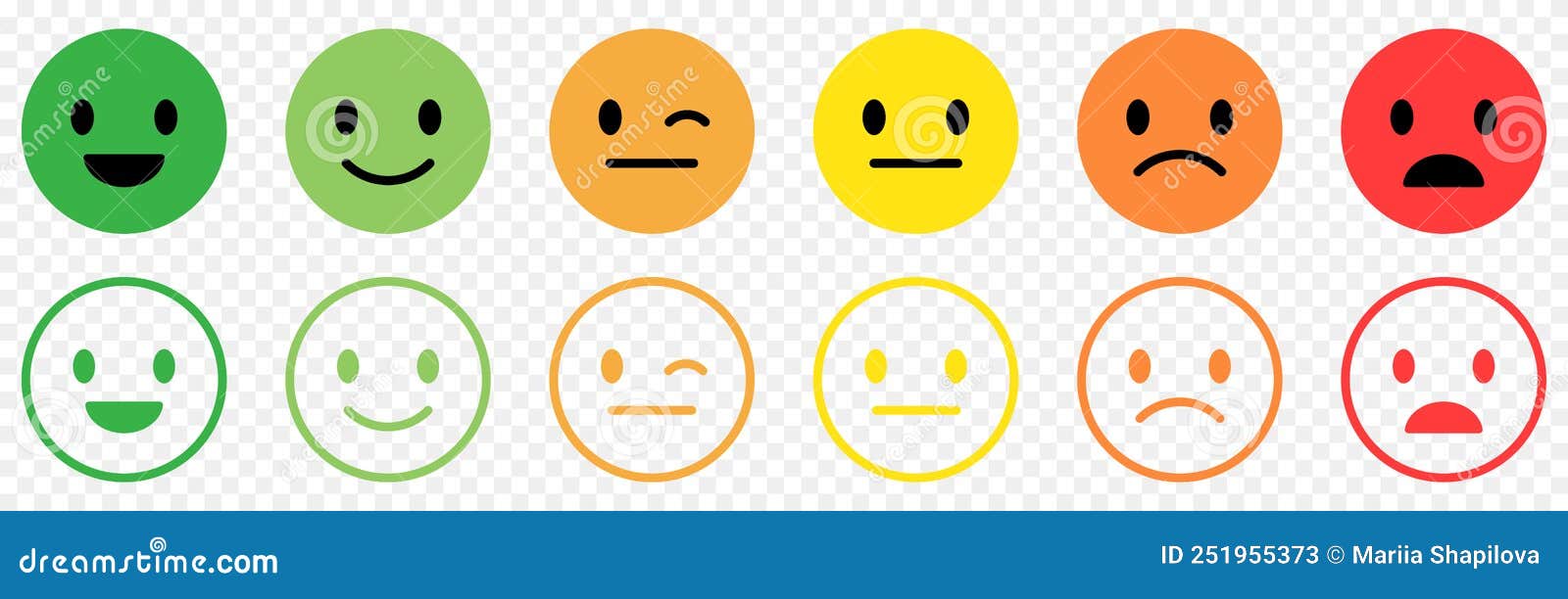 Emoticons Transparent Set Vector Illustration | CartoonDealer.com #74371282