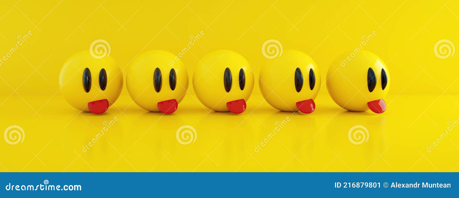Set Of Five Emoticons. Cartoon Vector | CartoonDealer.com #229143781