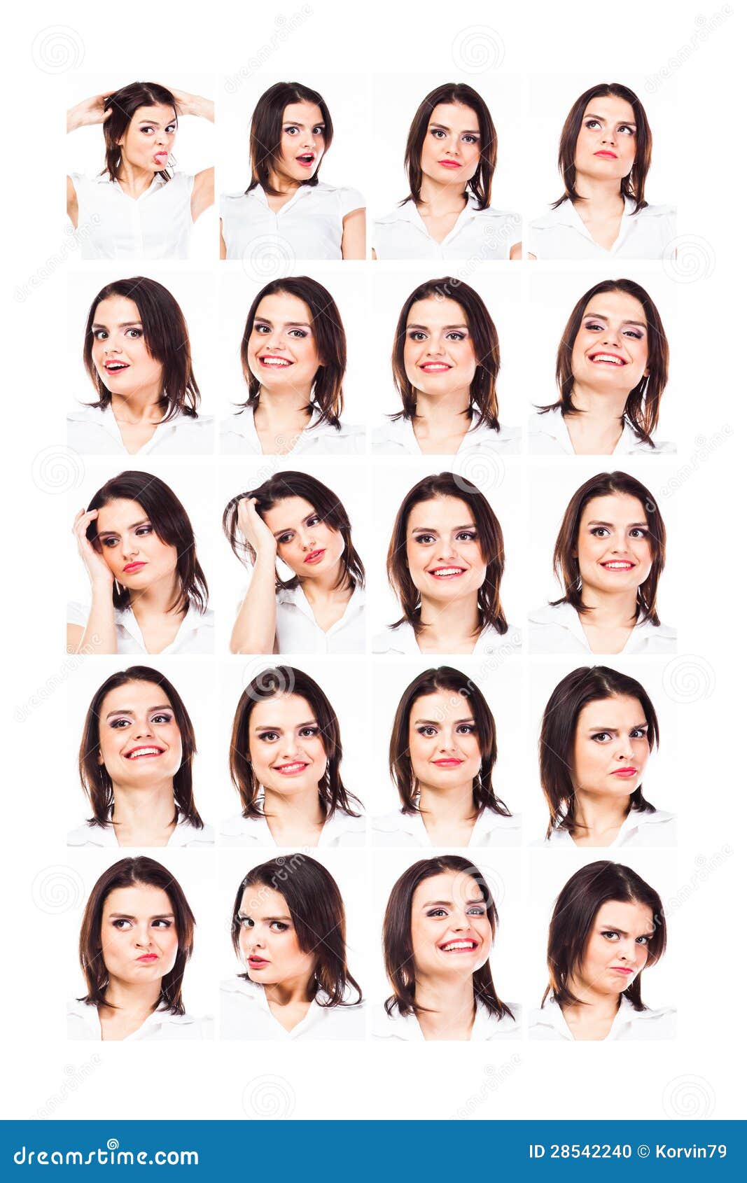 Emoties stock foto. Image of levensstijl, uitziend, geïsoleerd - 28542240