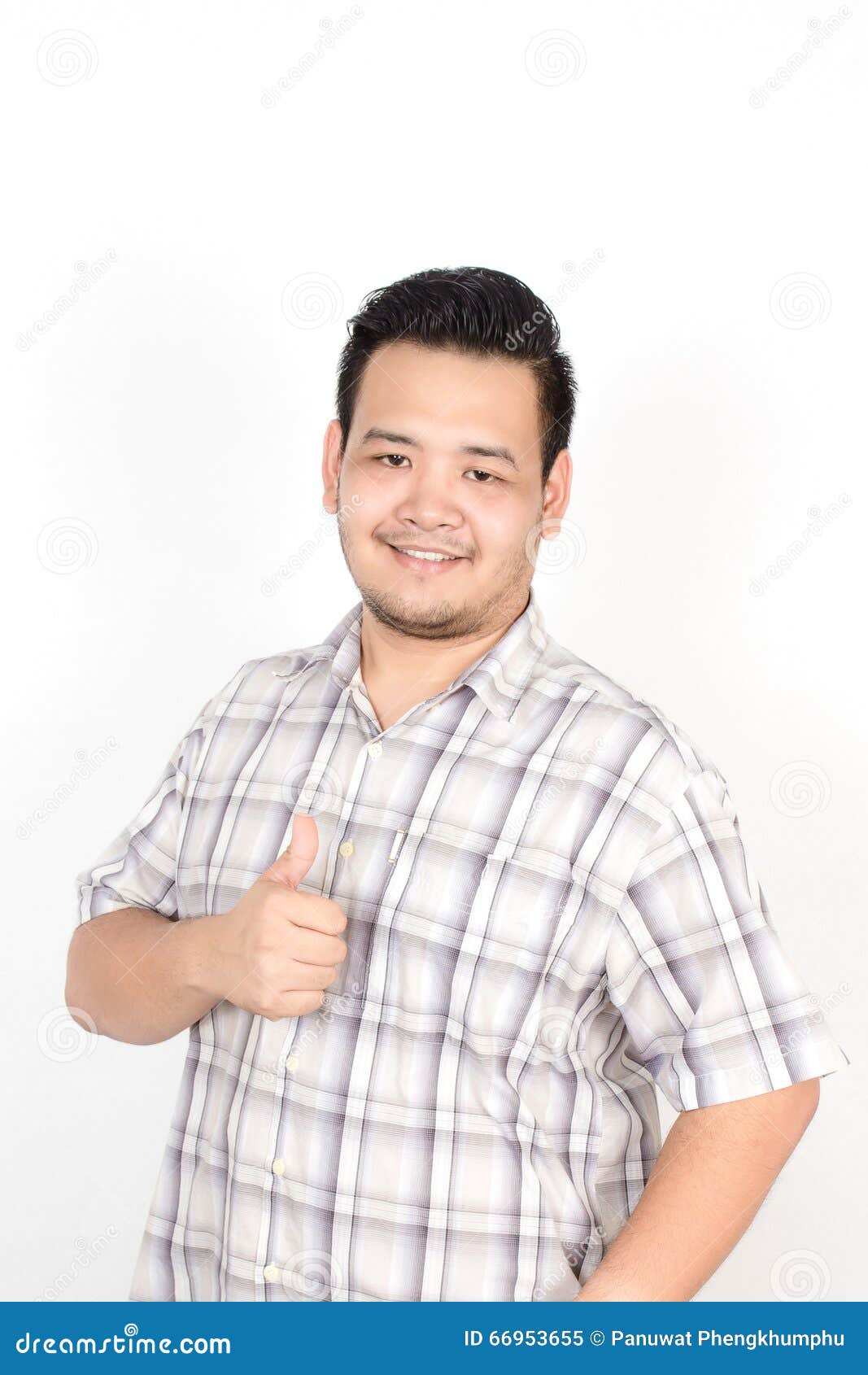 Overweight Japanese Man