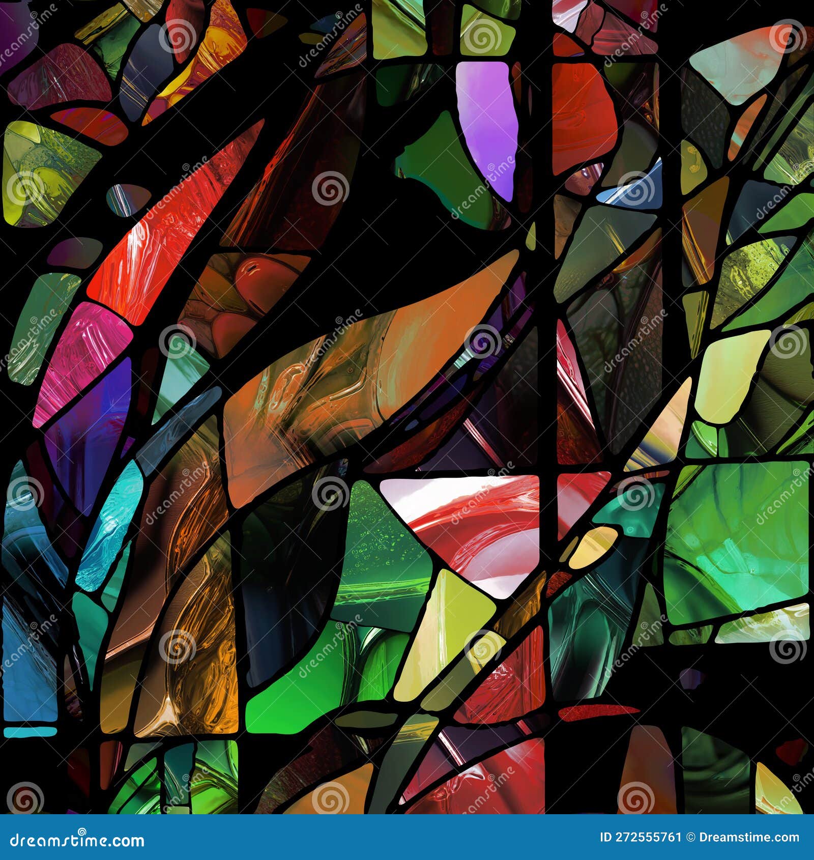 Emotion of Colorful Glass stock illustration. Illustration of texture ...