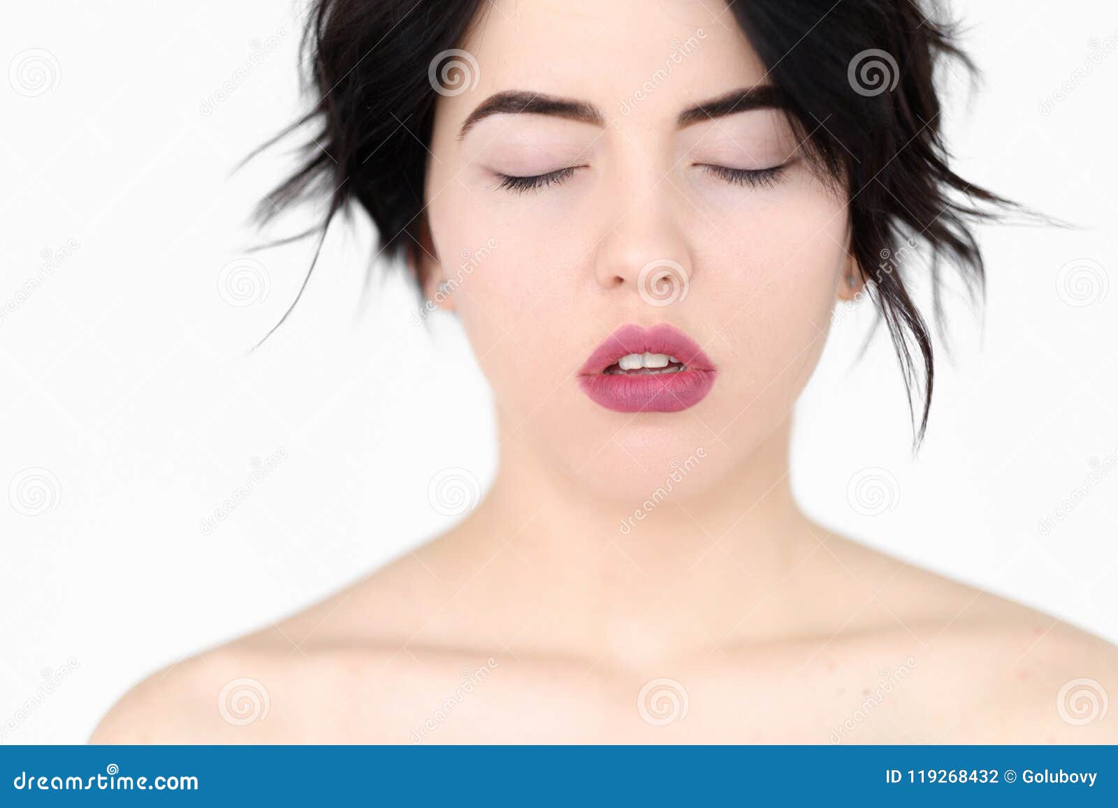 Emotion Face Satisfaction Pleasure Delight Woman Stock Photo - Image of ... Emotion Face Satisfaction Pleasure Delight Woman Stock Photo - Image of ...