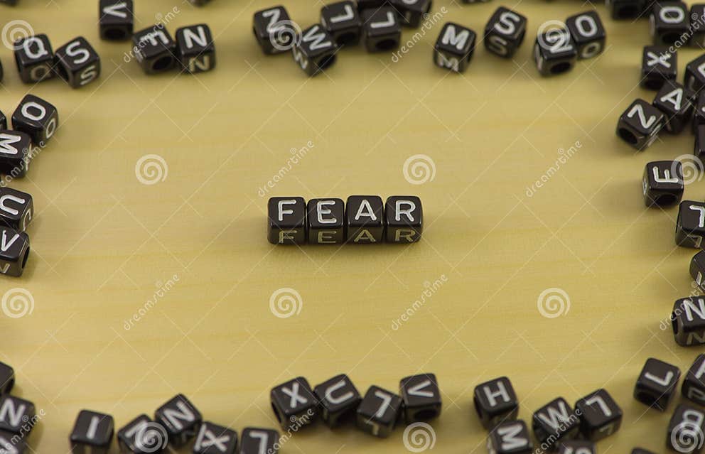 The emotion of fear stock image. Image of aghast, font - 83902369