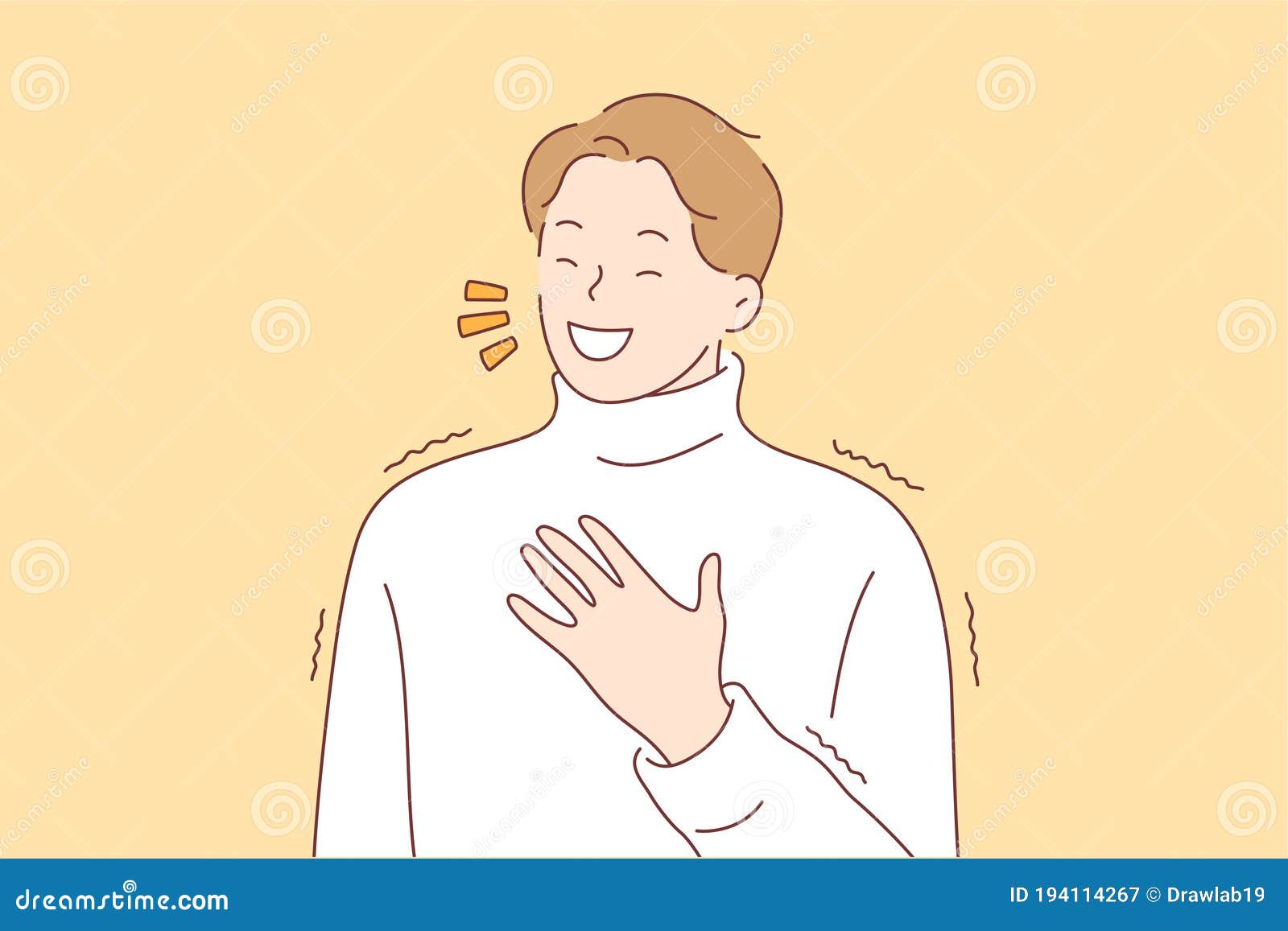 Emotion, Happiness, Face, Laughter, Joy, Fun Concept. Stock Vector ... Emotion, Happiness, Face, Laughter, Joy, Fun Concept. Stock Vector ...