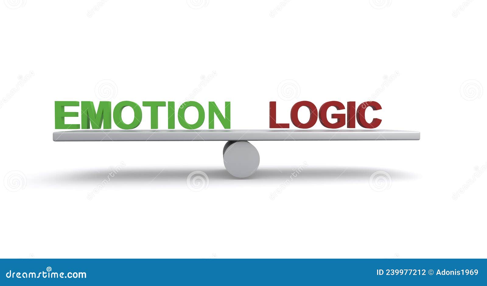 Emotion Logic Balance on White Stock Illustration - Illustration of ... Emotion Logic Balance on White Stock Illustration - Illustration of ...