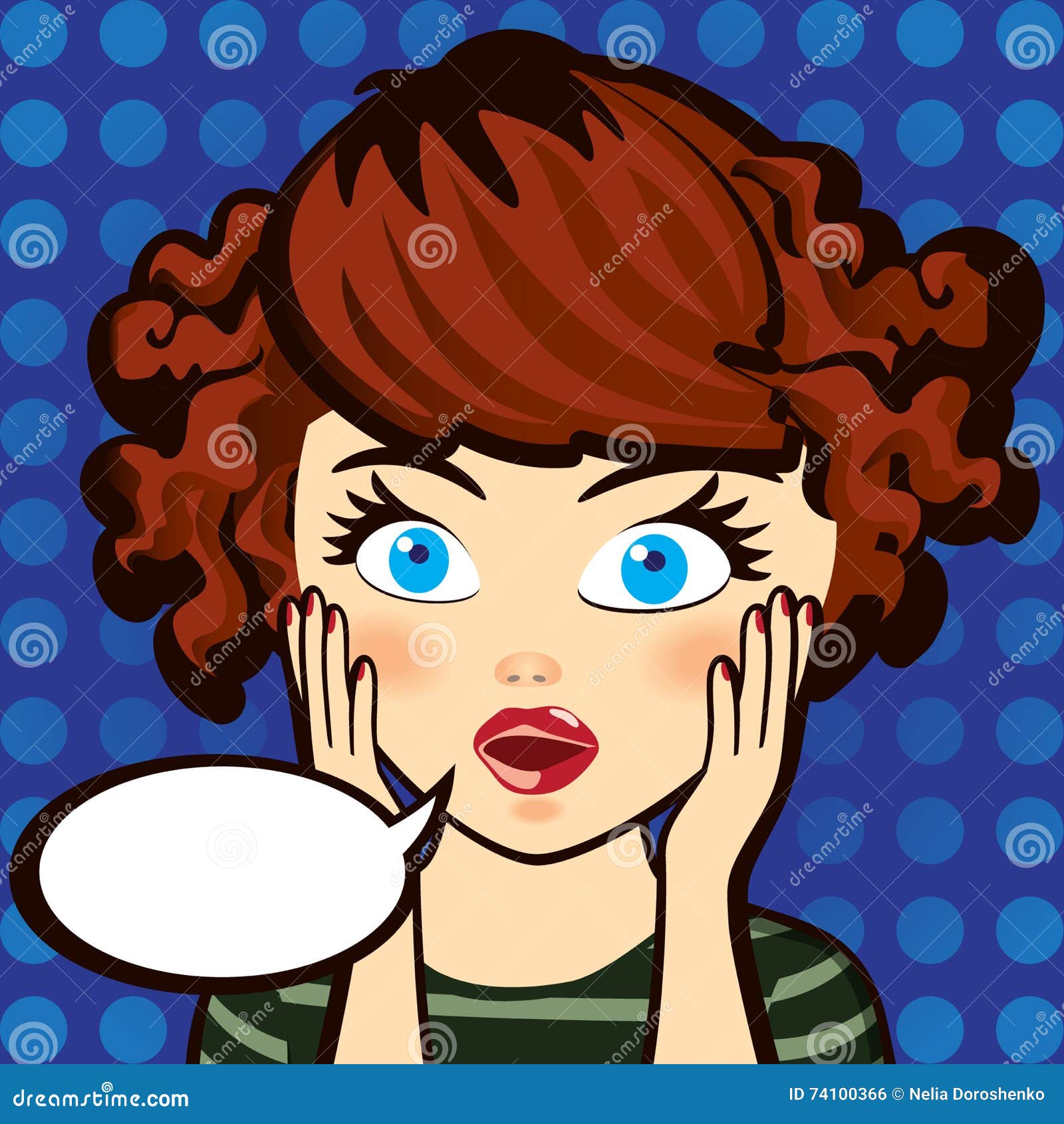 Pop Art Surprised Brunette Woman Face With Open Mouth Cartoon Vector ... Pop Art Surprised Brunette Woman Face With Open Mouth Cartoon Vector ...