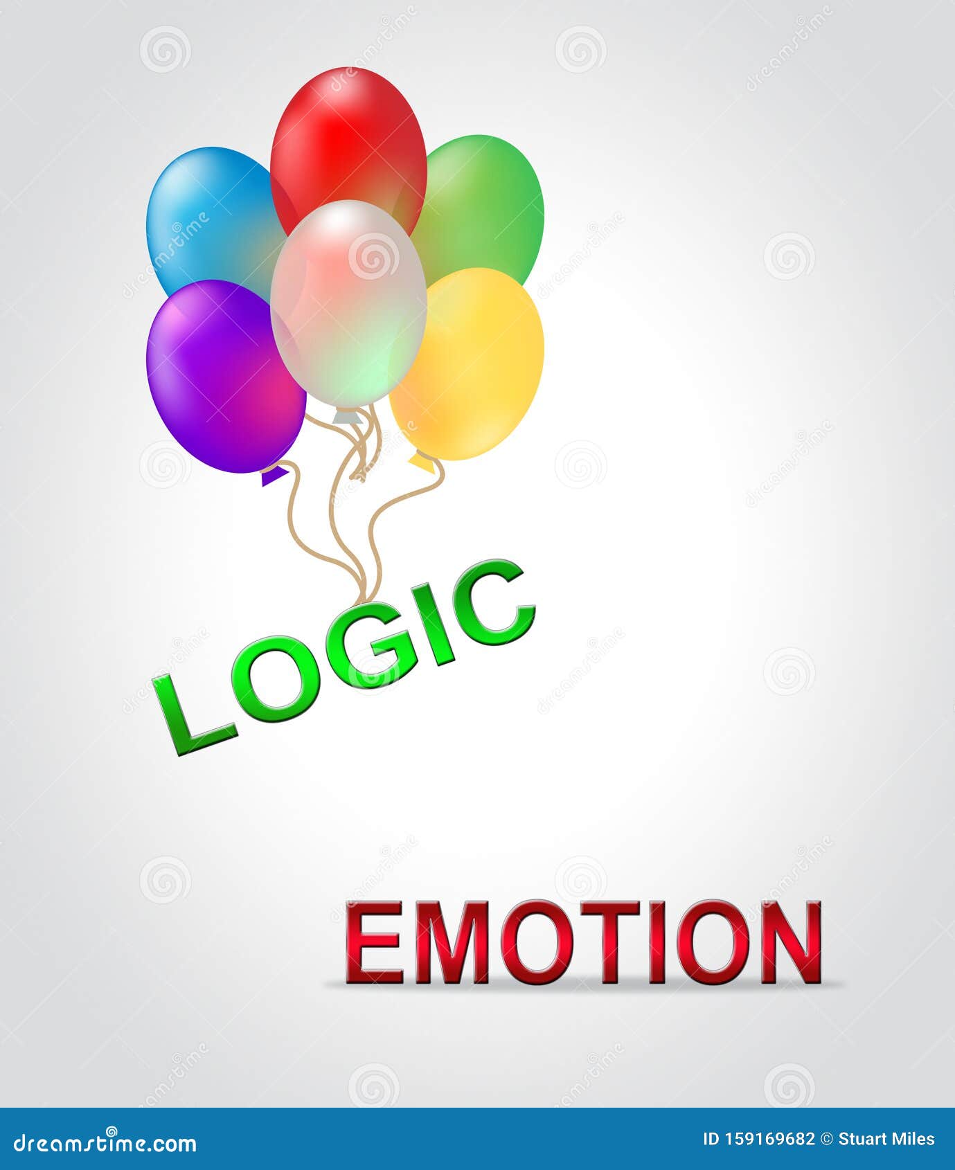 Emotion Versus Logic Writing Illustrates the Difference between Head ...