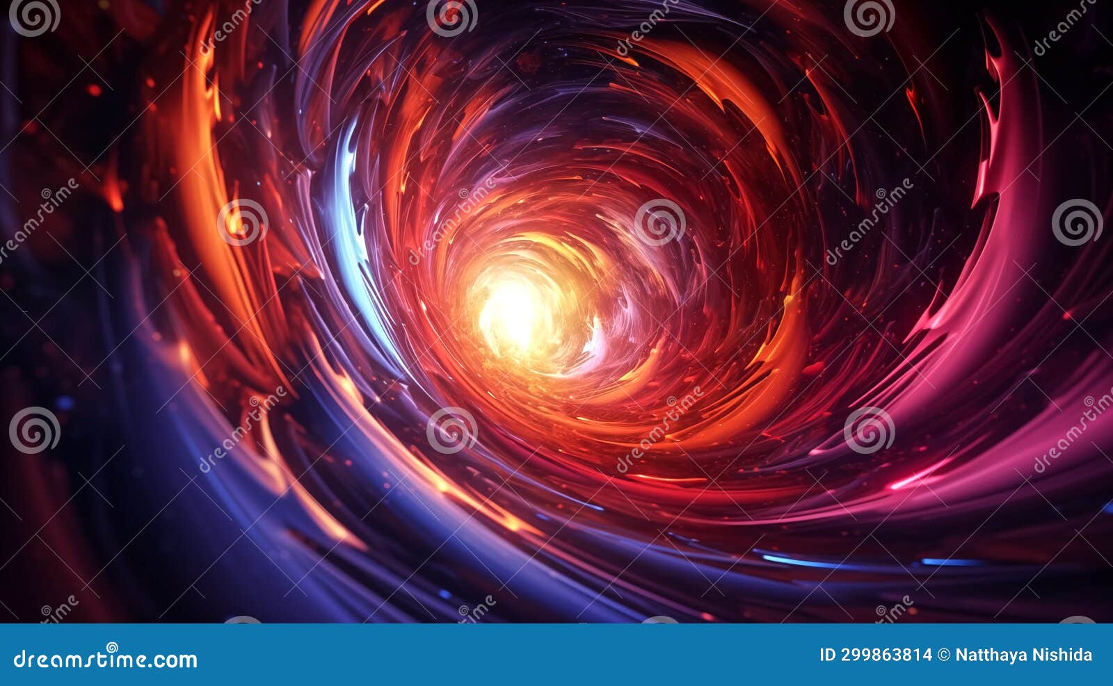 Emotion Vortex stock illustration. Illustration of nebula - 299863814