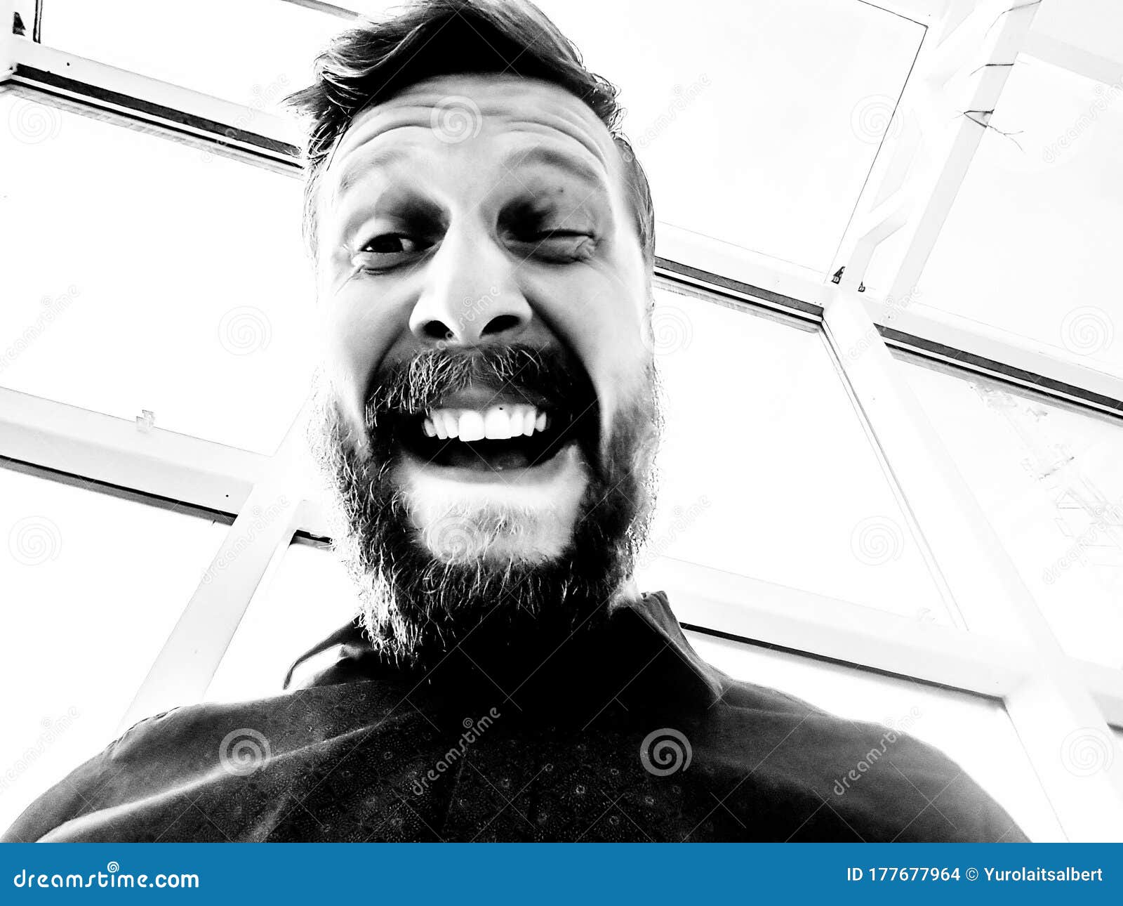 Emotional Baffled the Man Looking Off To the Side Stock Photo - Image ...