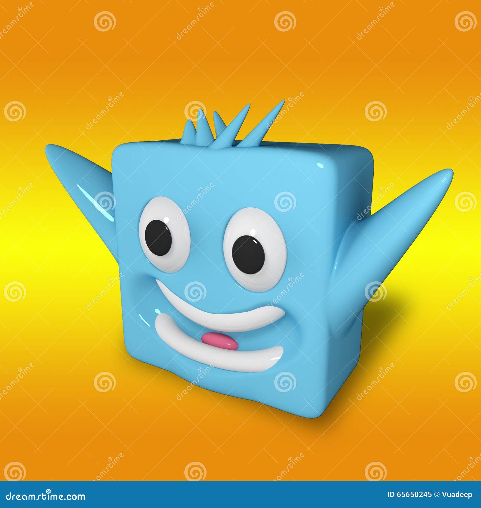 Emotional cube stock illustration. Illustration of graphic - 65650245