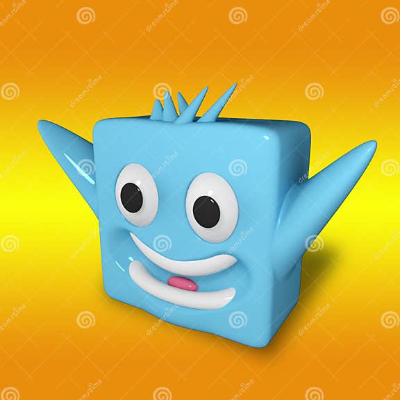 Emotional cube stock illustration. Illustration of graphic - 65650245