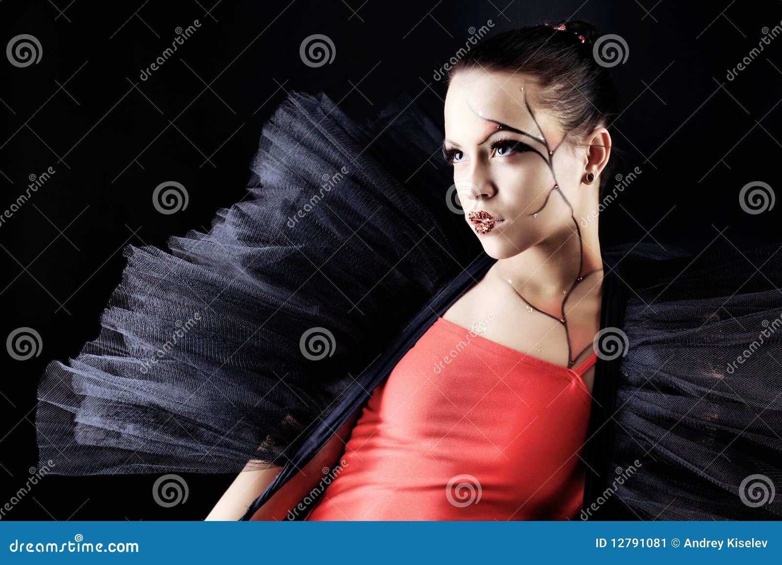 Emotional dancer stock image. Image of healthy, performer - 12791081