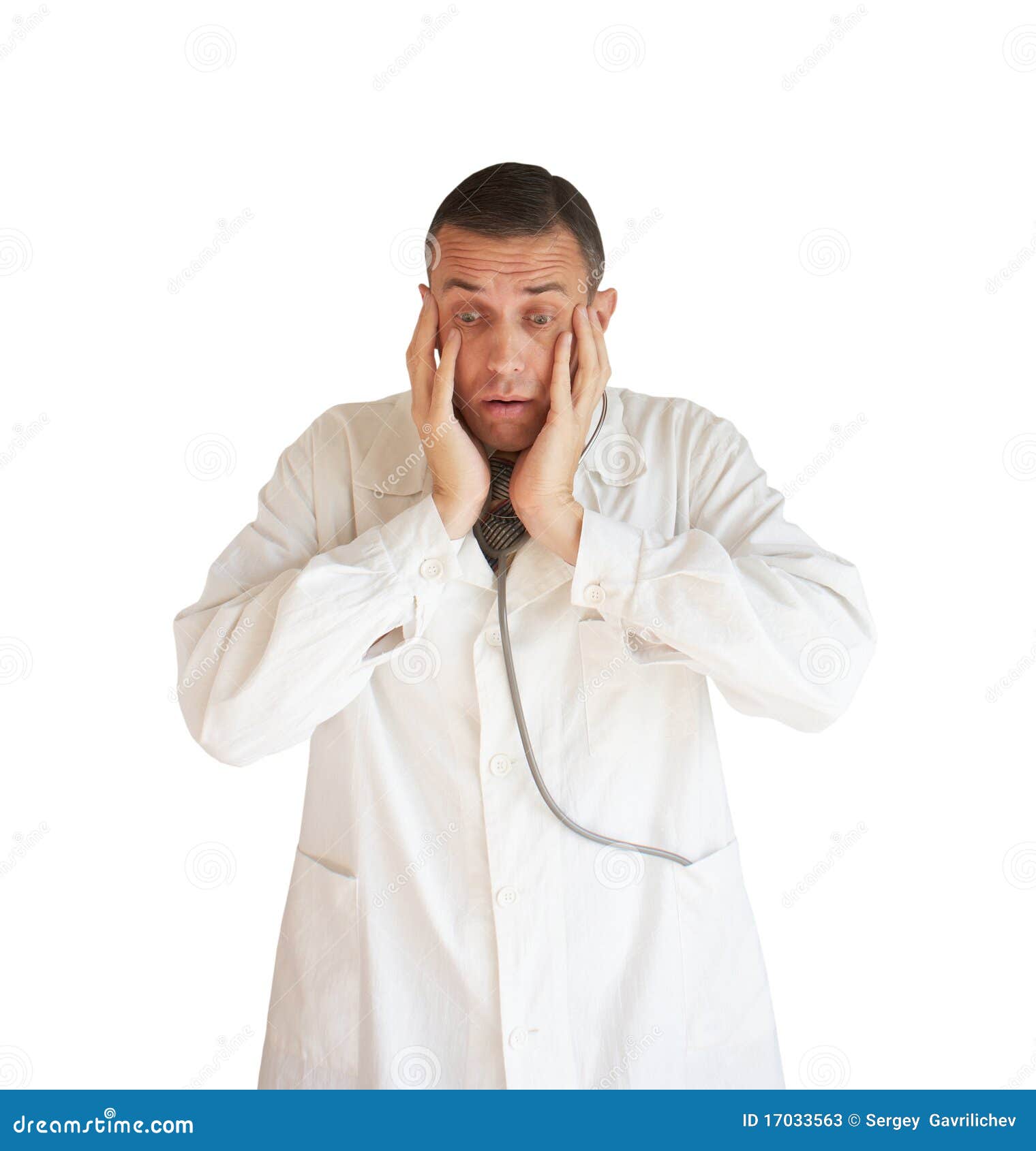 The emotional doctor stock image. Image of assistant - 17033563