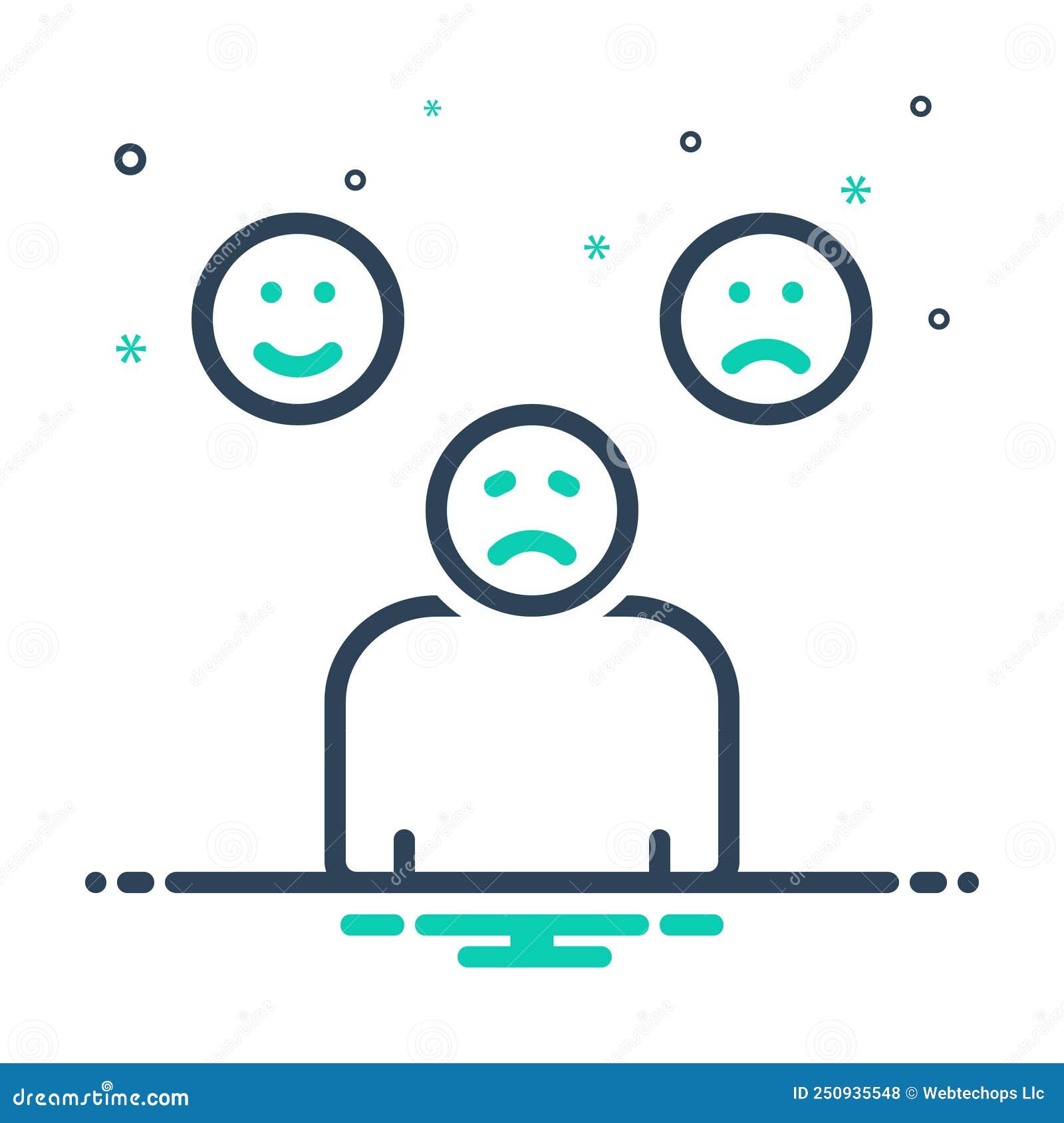 Mix Icon for Emotional, Sentimental and Mushy Stock Vector ...