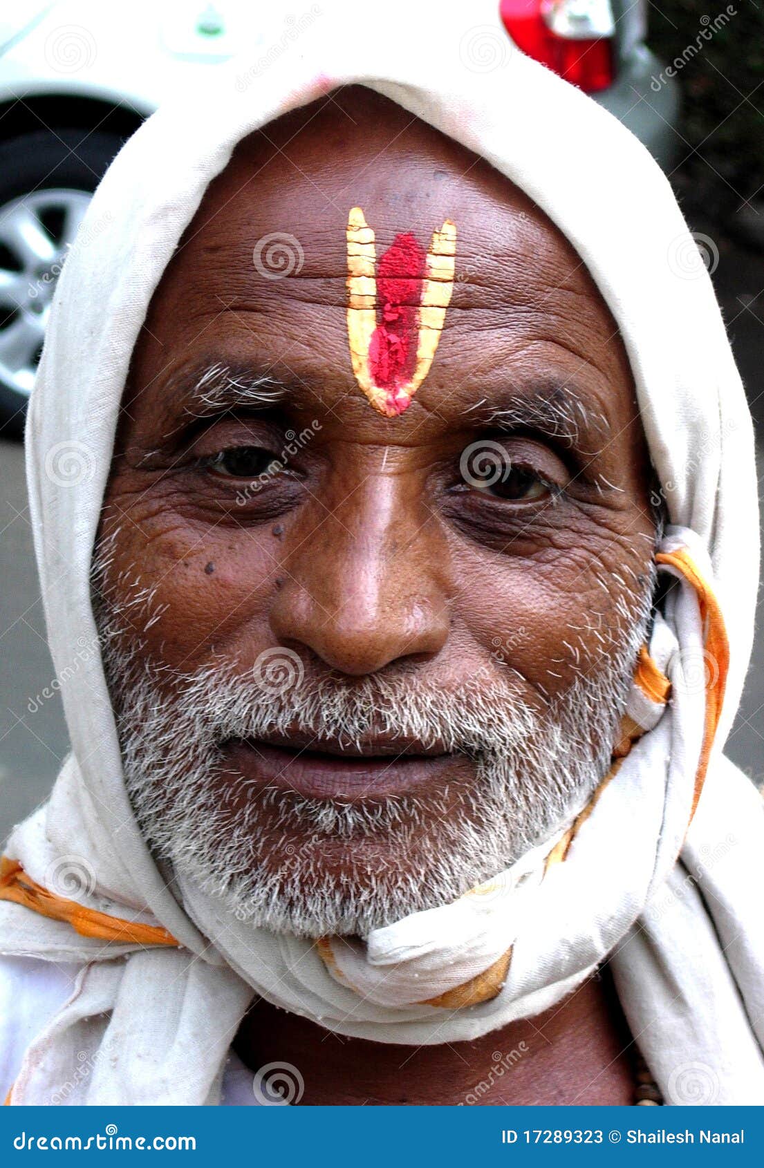 Emotional Indian monk stock image. Image of monk, expressive - 17289323