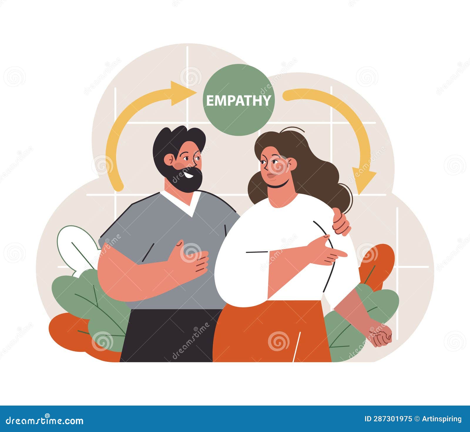 Emotional Intelligence. Emotion Balance and Control Skill. EQ Development Stock Illustration ...
