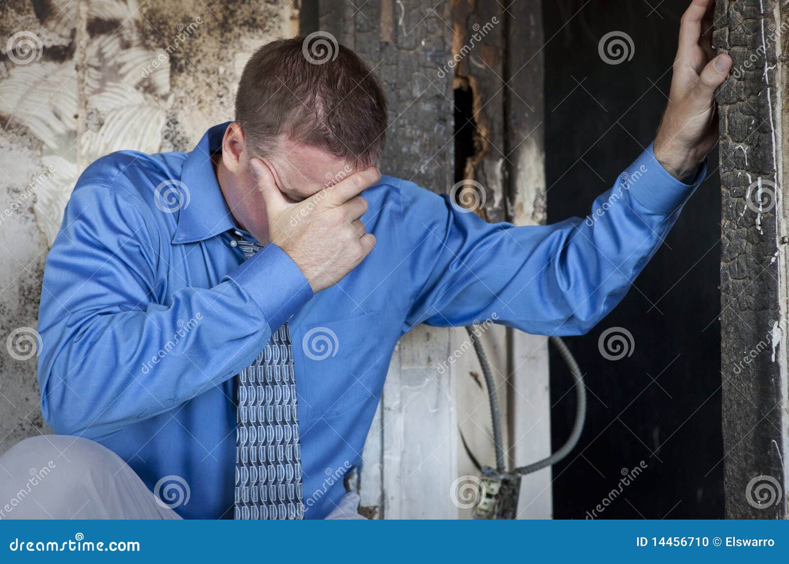 Emotional man stock photo. Image of destroyed, moody - 14456710