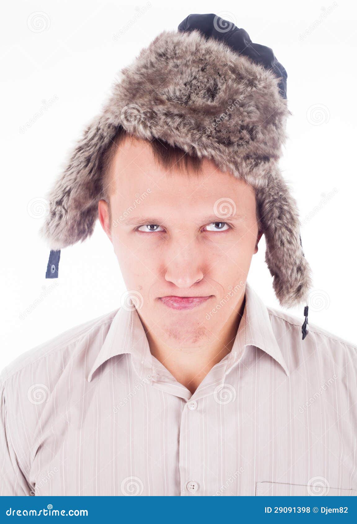 Emotional Portrait of Grimacing Man Stock Photo - Image of humorous ...