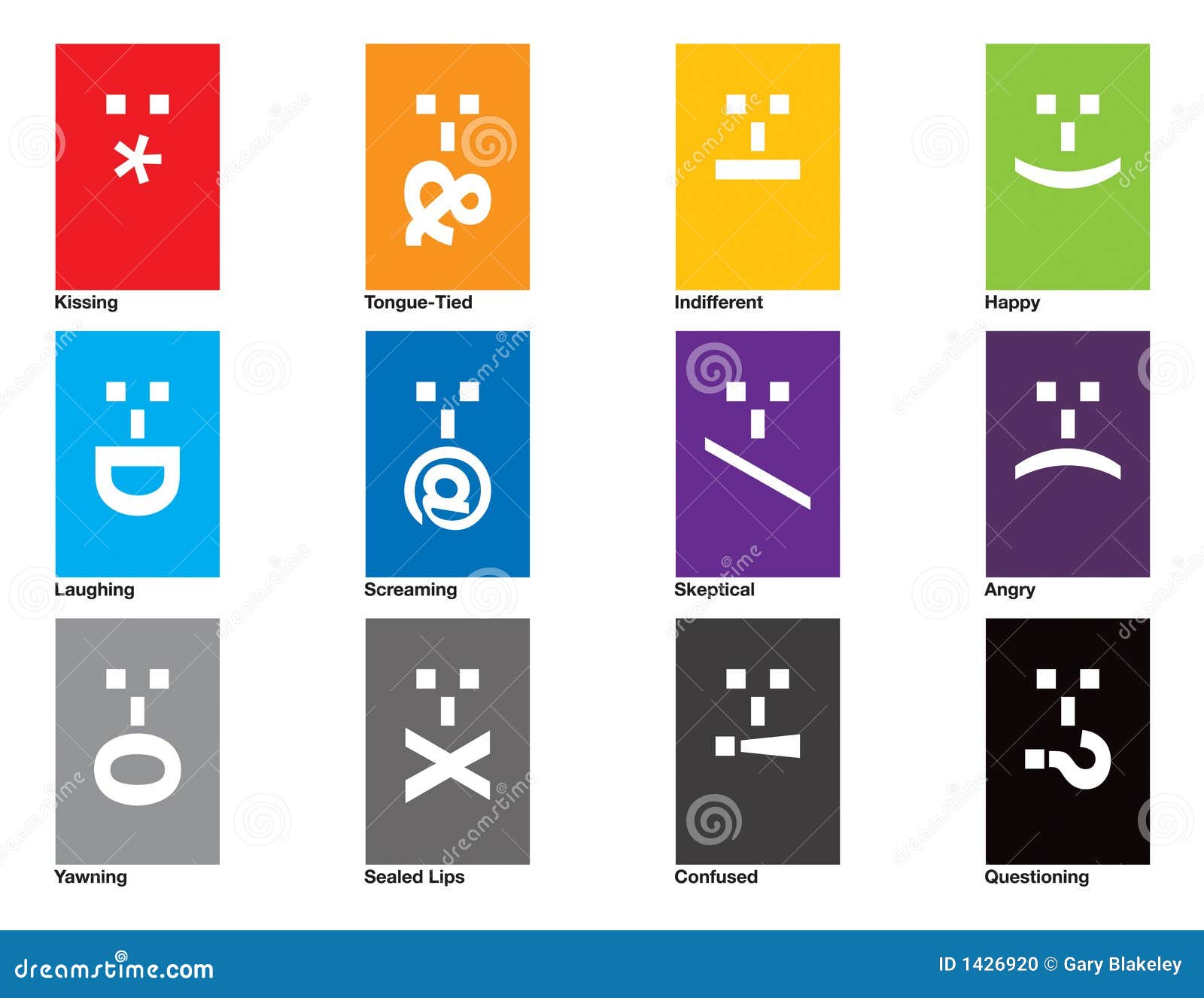 Emotional Spectrum stock vector. Illustration of direct - 1426920