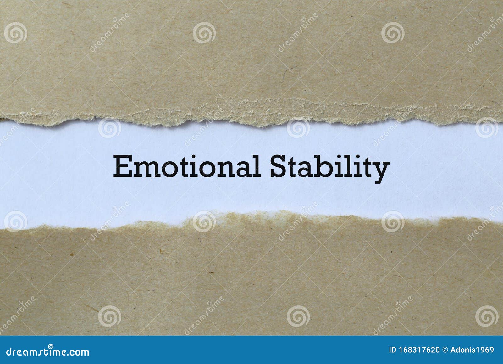 Emotional Stability on Paper Stock Photo - Image of safe, events: 168317620