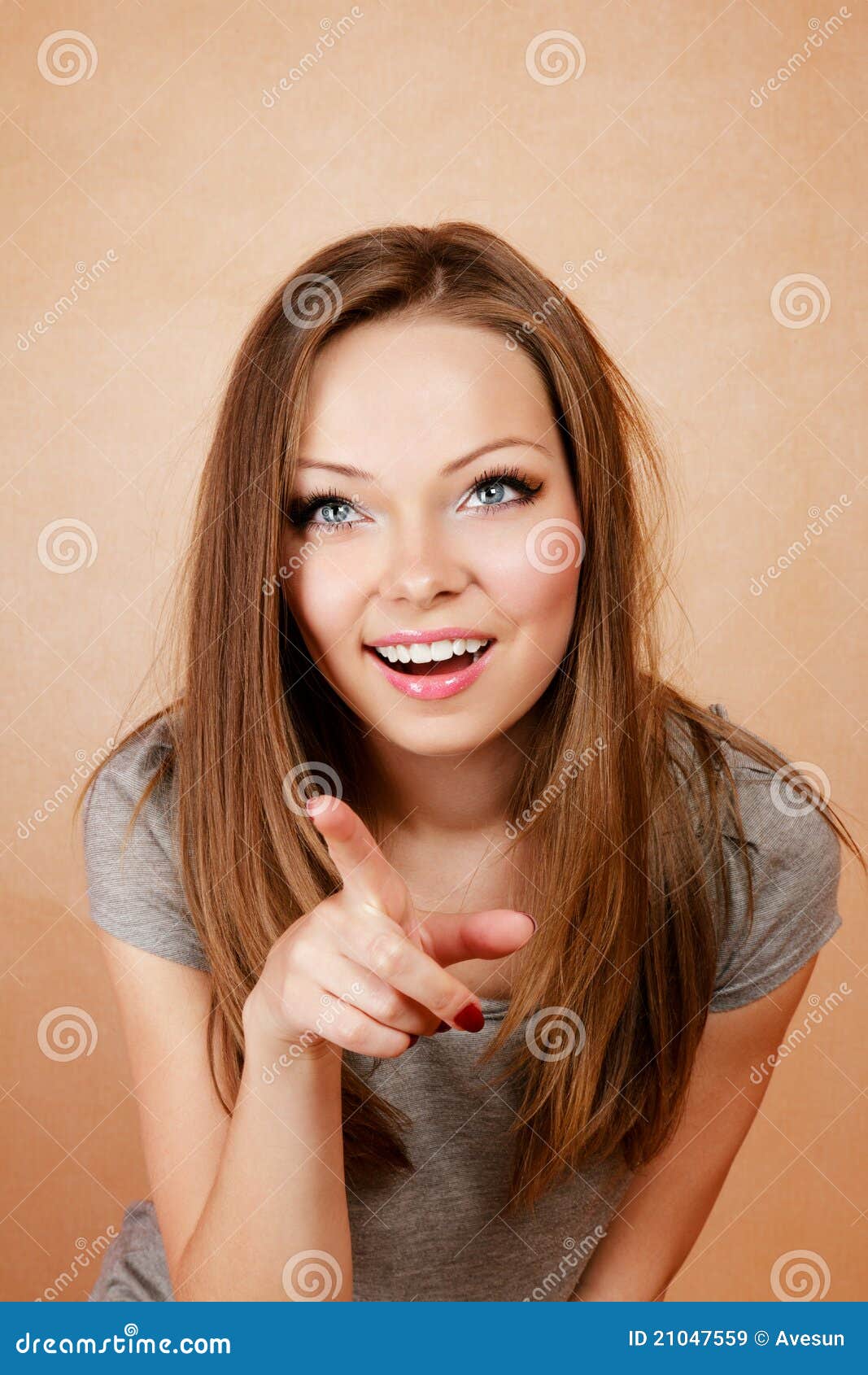 Emotional woman stock image. Image of adult, happiness - 21047559