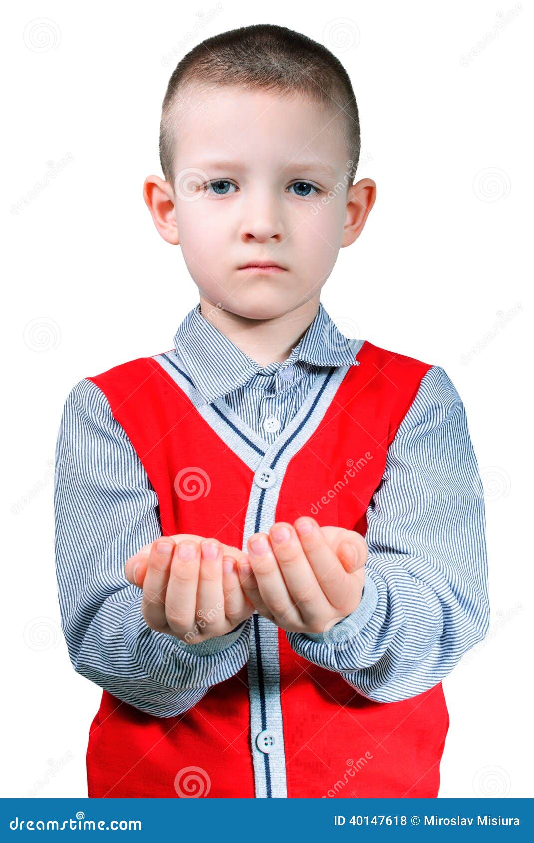 Emotions boy stock photo. Image of caucasian, arms, palm - 40147618