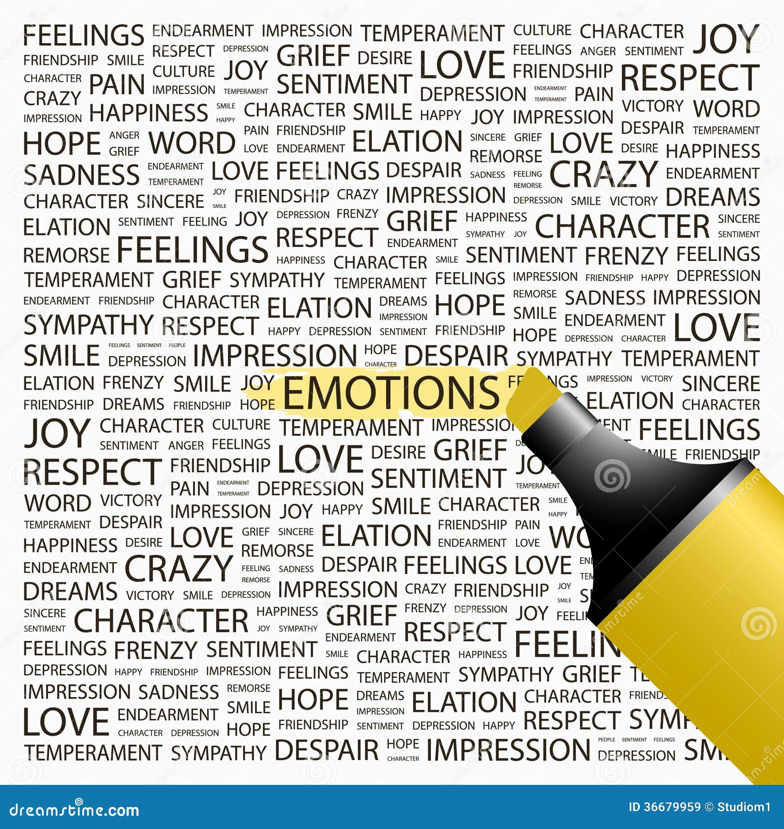 EMOTIONS. stock vector. Illustration of abstract, friendship - 36679959