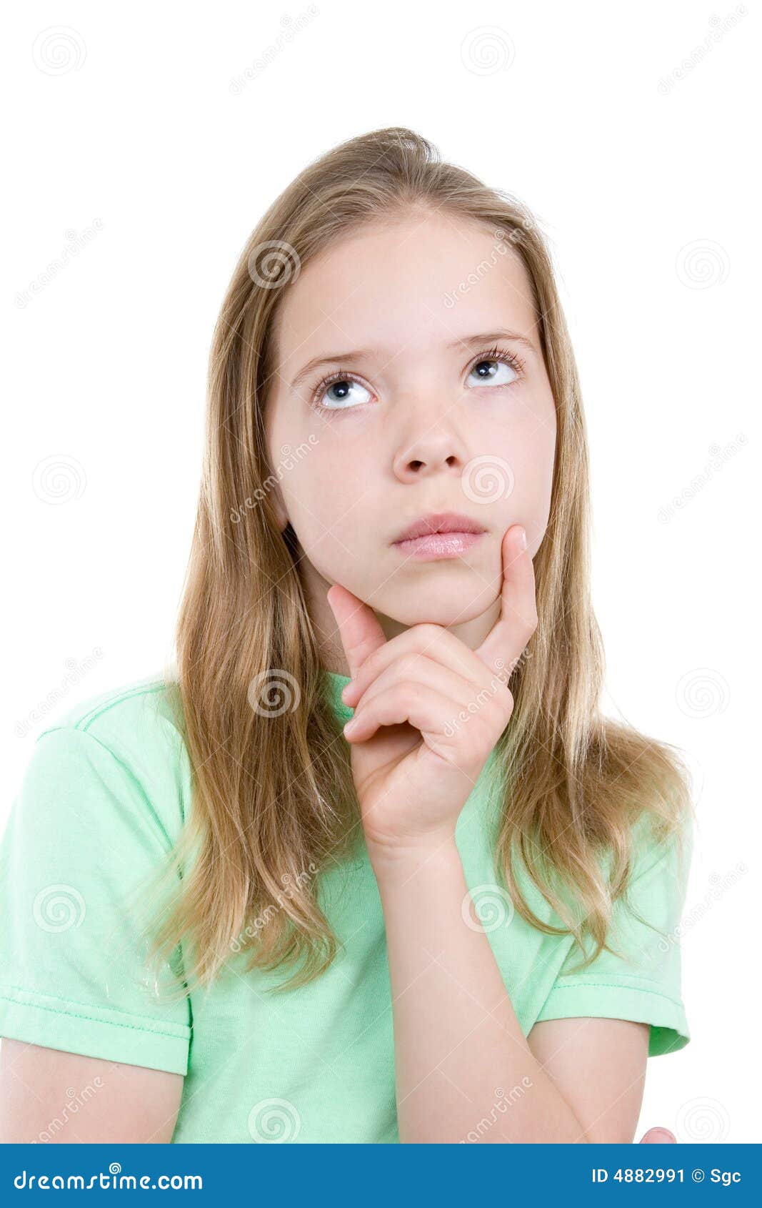 Emotions. Daydreaming. stock image. Image of expression - 4882991