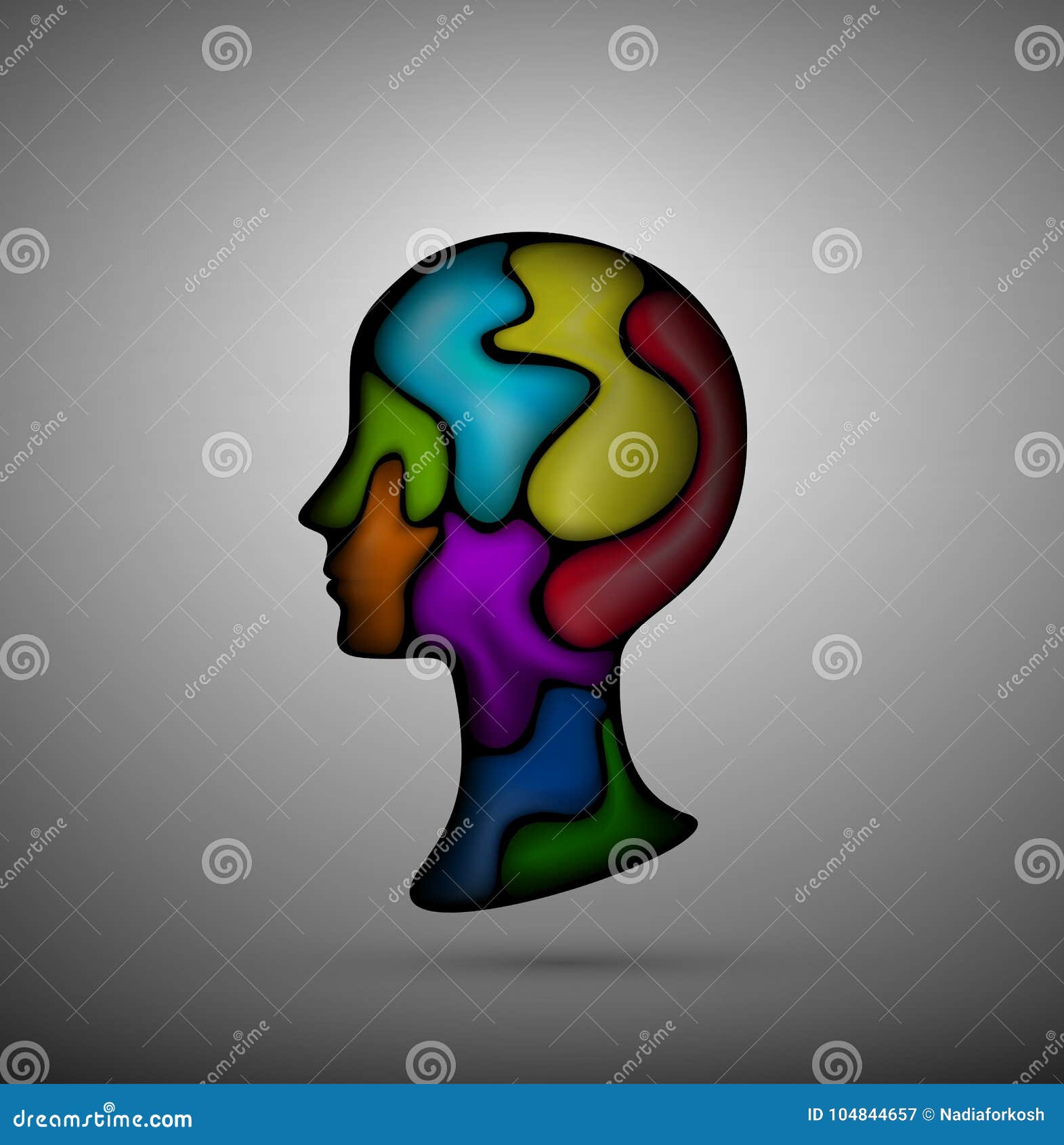 Emotions Inside Human Mind - Pictured As Word Emotions Inside A Head ...