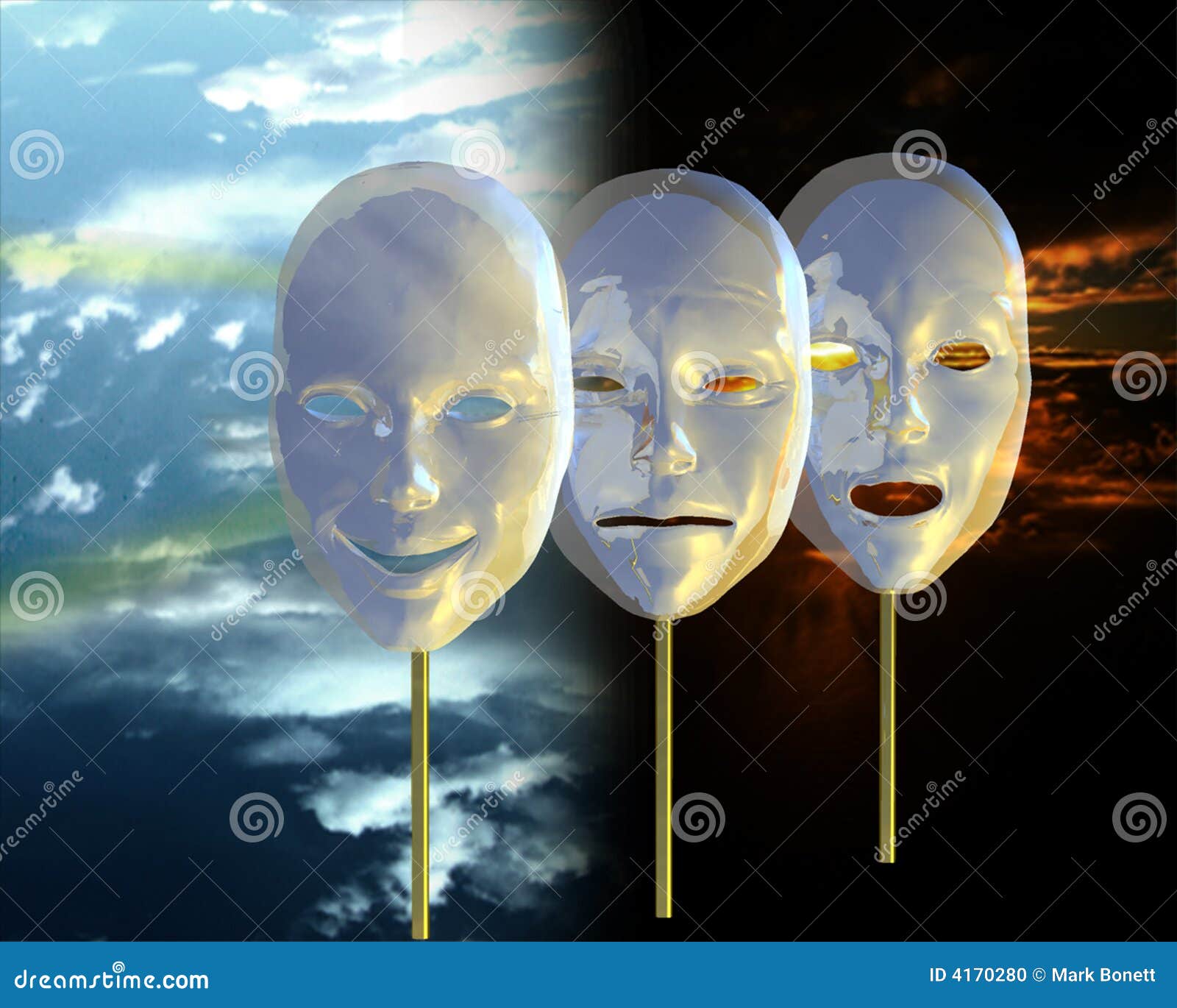 Happy Emotion Masks