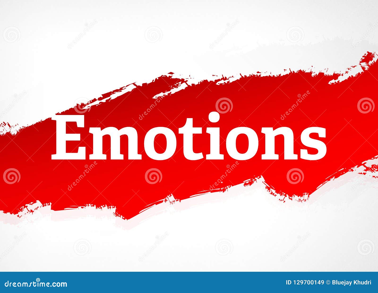 Emotions Red Brush Abstract Background Illustration Stock Illustration ...