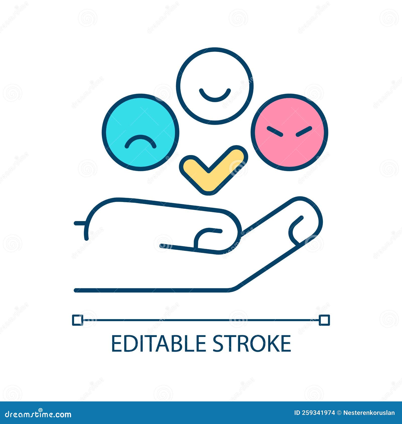 Emotions RGB color icon stock vector. Illustration of icon - 259341974 Emotions RGB color icon stock vector. Illustration of icon - 259341974