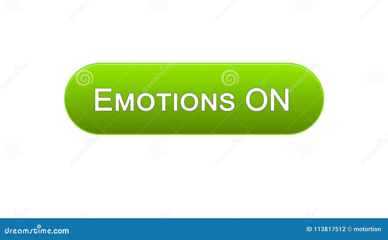 Emotions on Web Interface Button Green Color, Feelings Expression, Site ...
