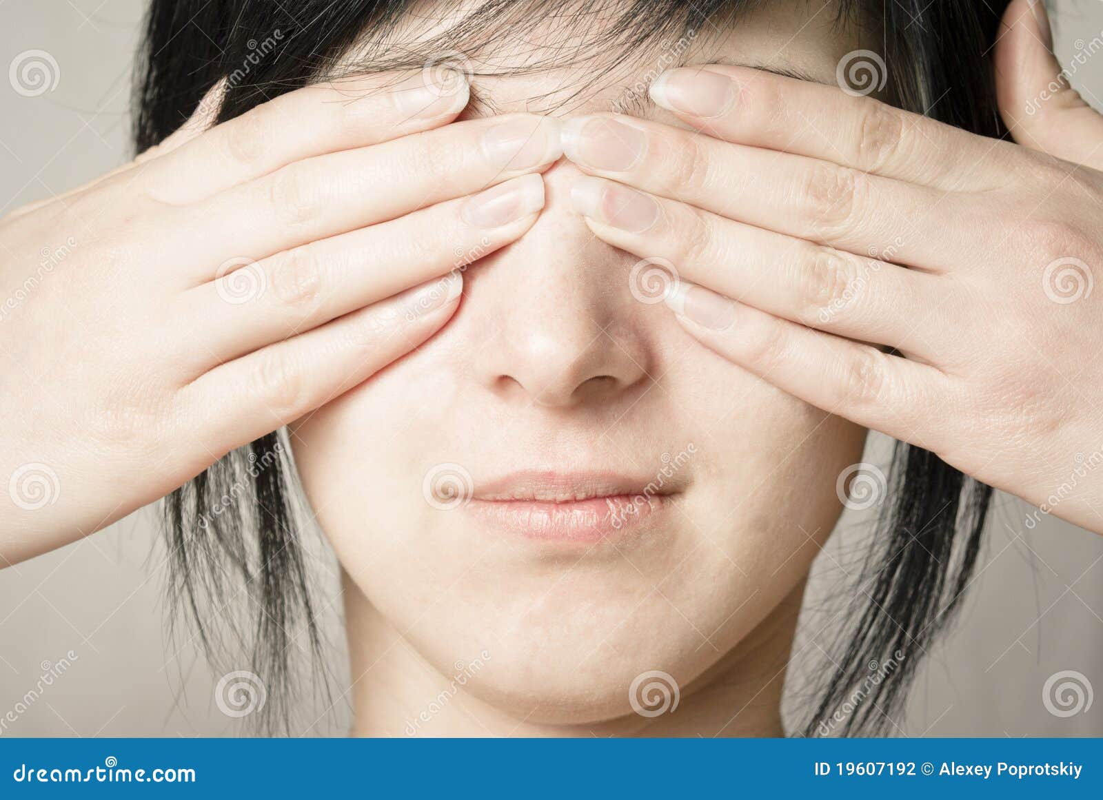 Emotions woman stock photo. Image of head, ignoring, nose - 19607192