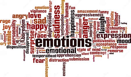 Emotions word cloud stock vector. Illustration of expressions - 183301928