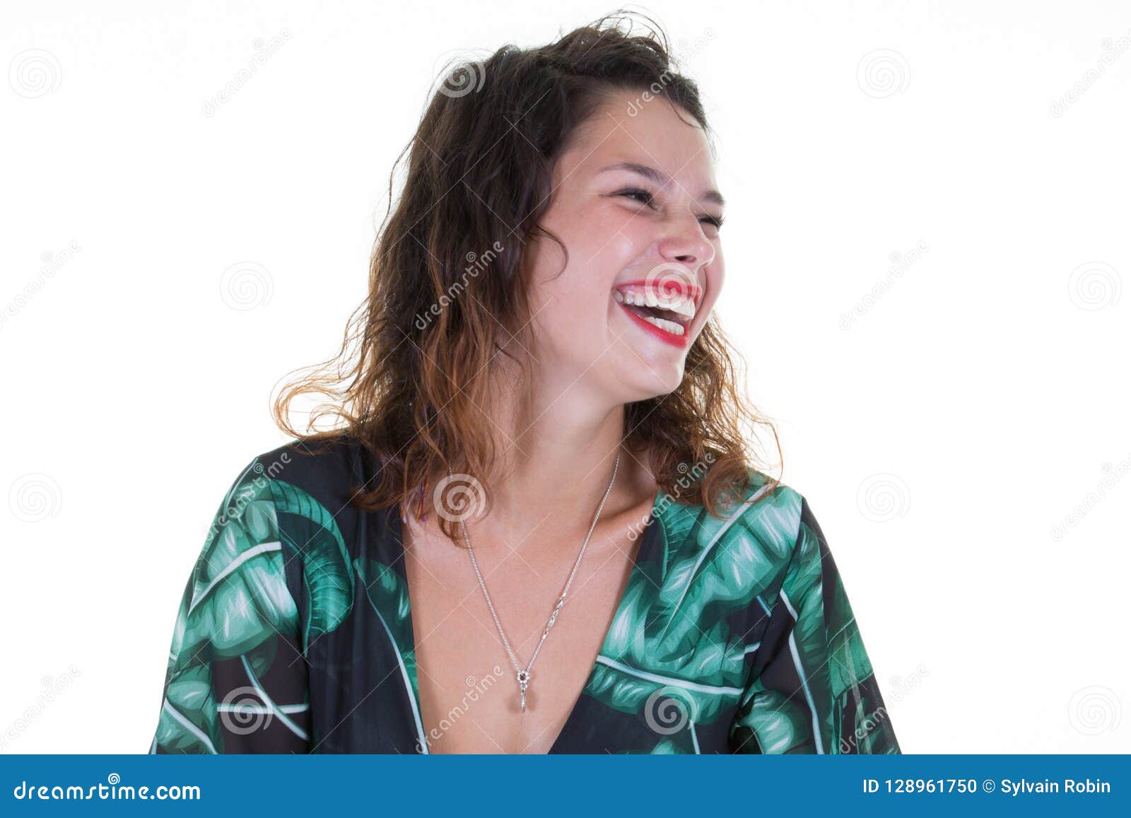 Emoções Humanas Positivas No Headshot Do Adolescente Emocional Feliz