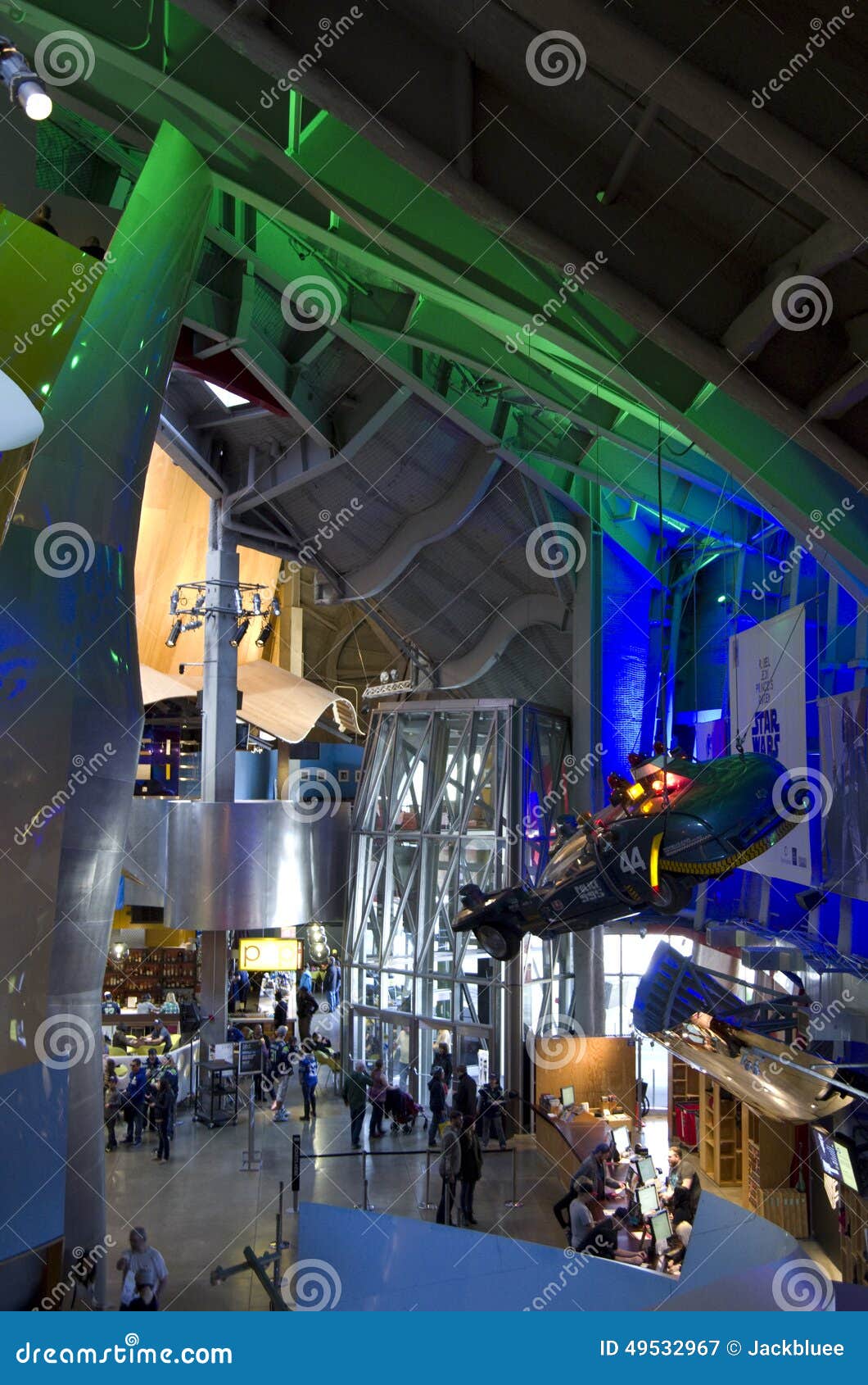 EMP museum Seattle editorial photography. Image of museum - 49532967