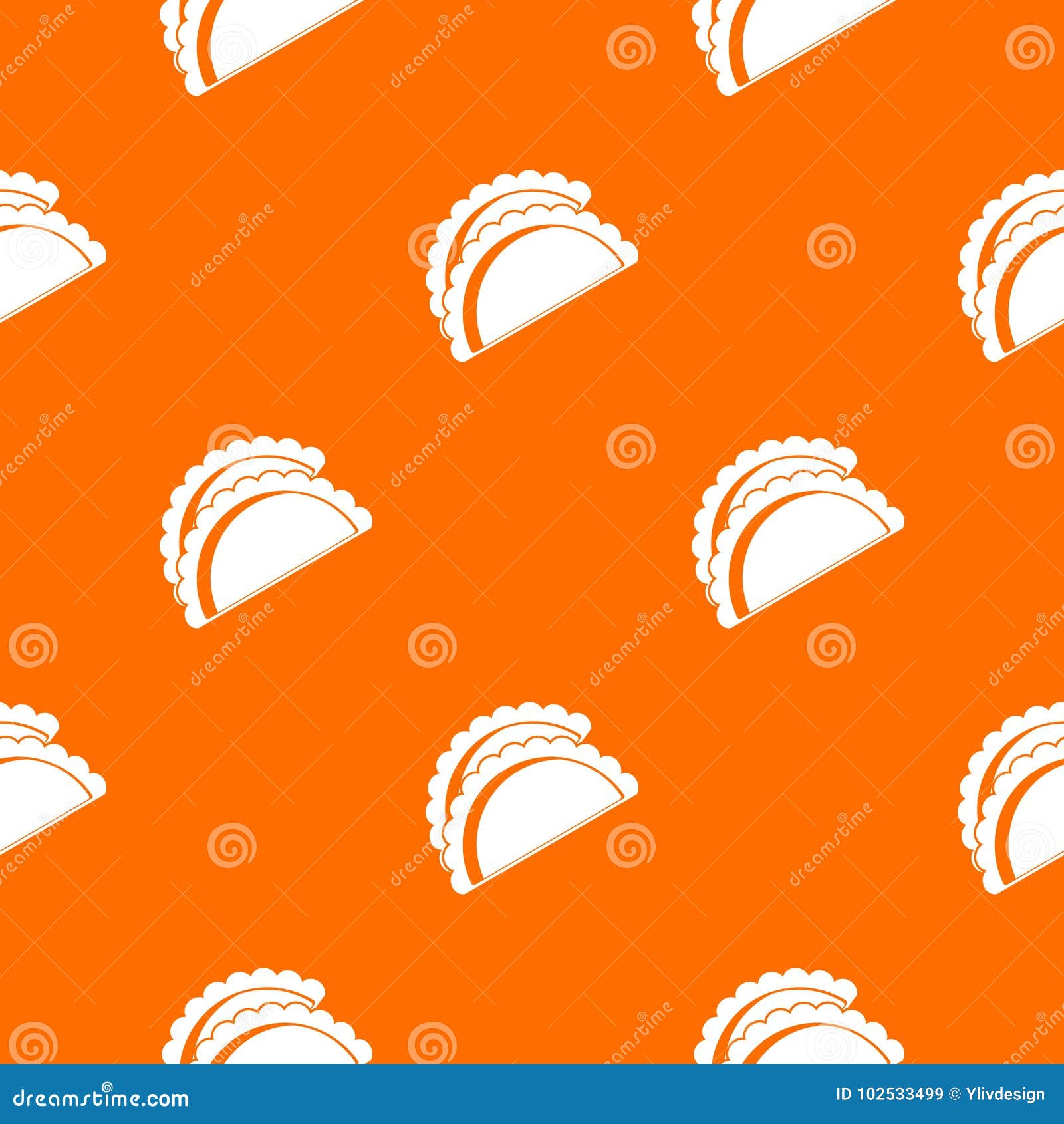 Empanadas De Pollo Pattern Seamless Stock Vector - Illustration of ...