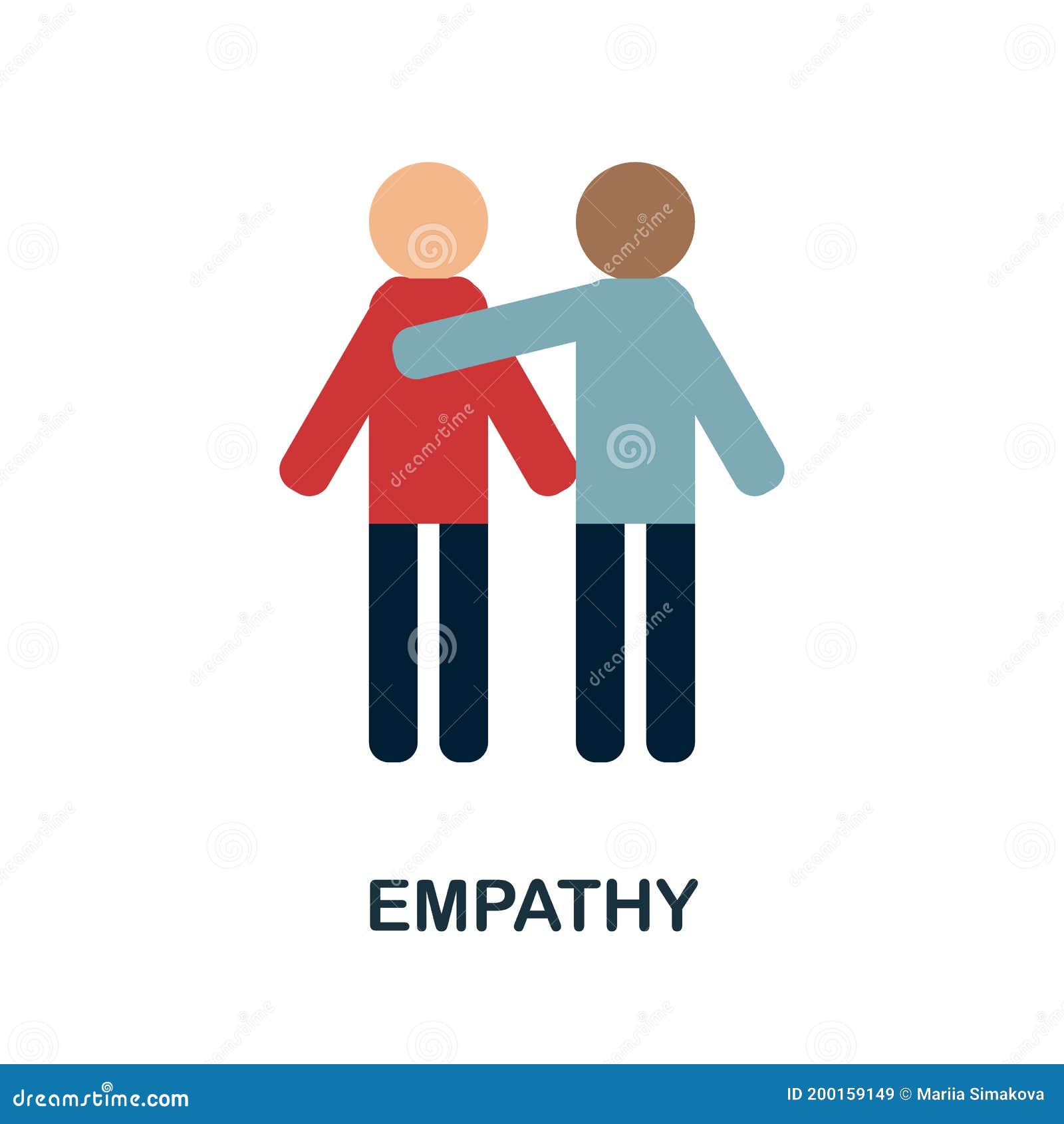 Empathy Icon. Simple Element from Core Values Collection. Creative ...