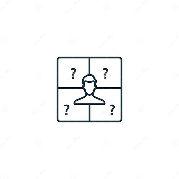 Empathy Mapping Icon. Monochrome Simple User Behavior Icon for ...