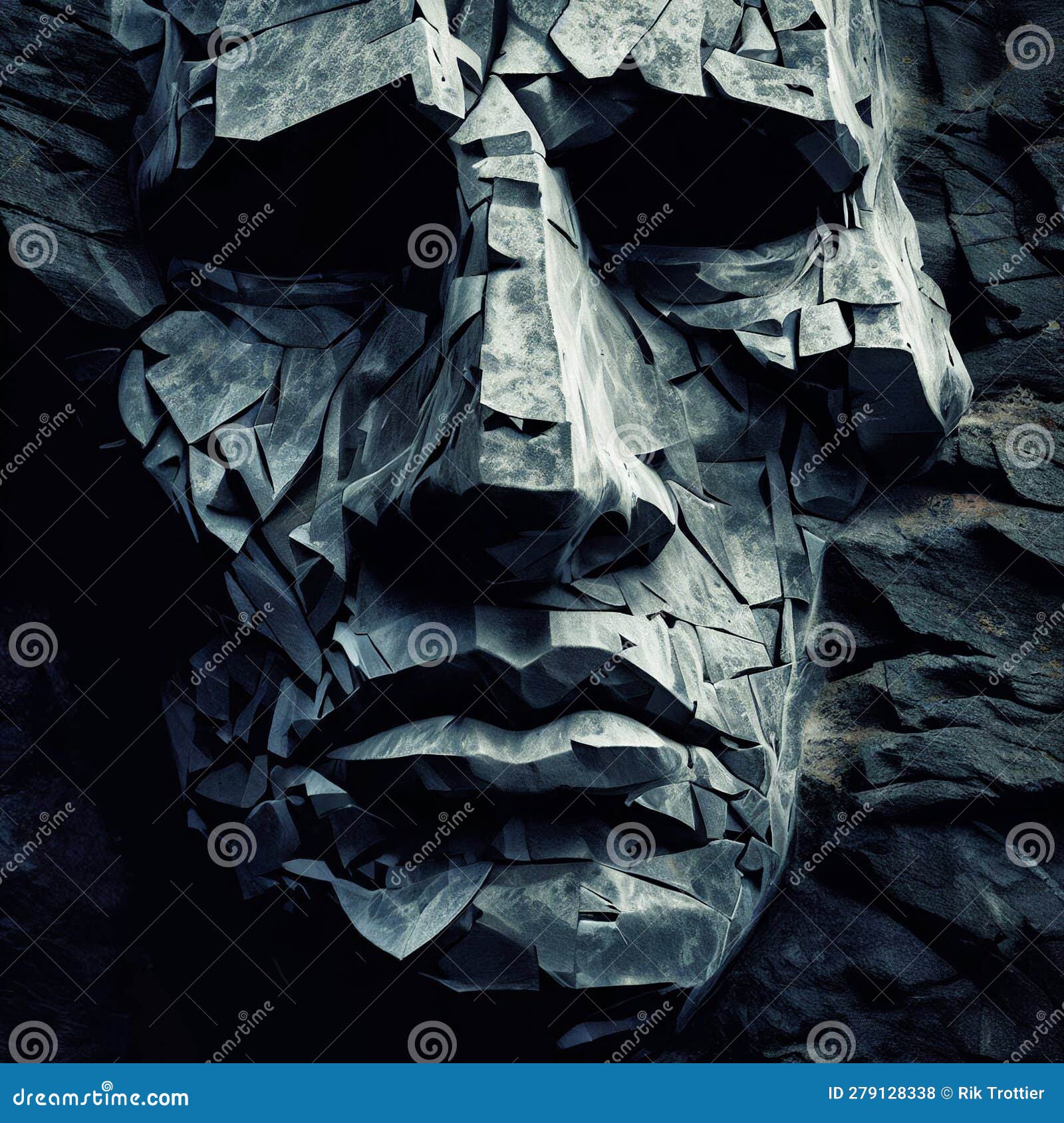 Empathy in a persons face stock illustration. Illustration of mans ...