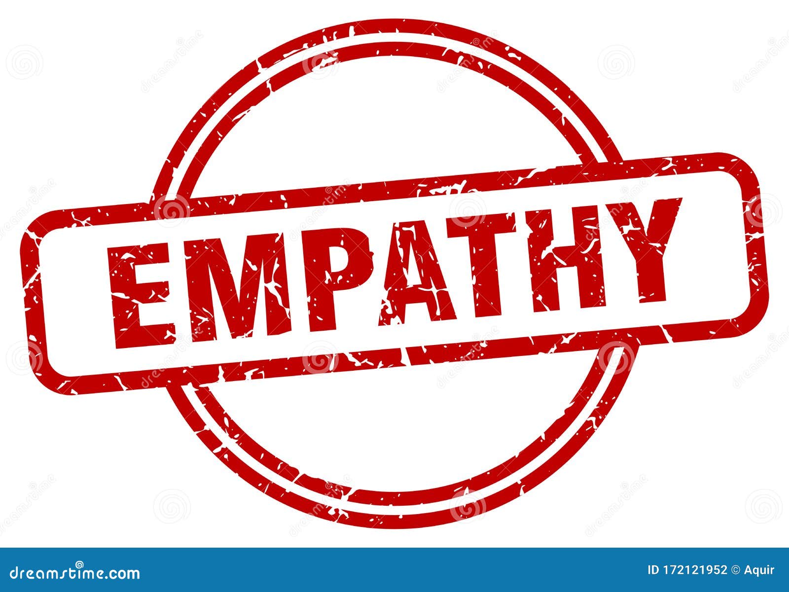Empathy Stamp. Empathy Round Grunge Sign Stock Vector - Illustration of ...