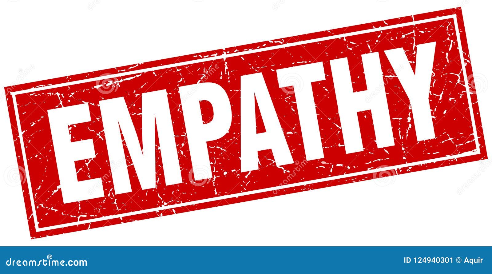 Empathy stamp stock vector. Illustration of label, vector - 124940301