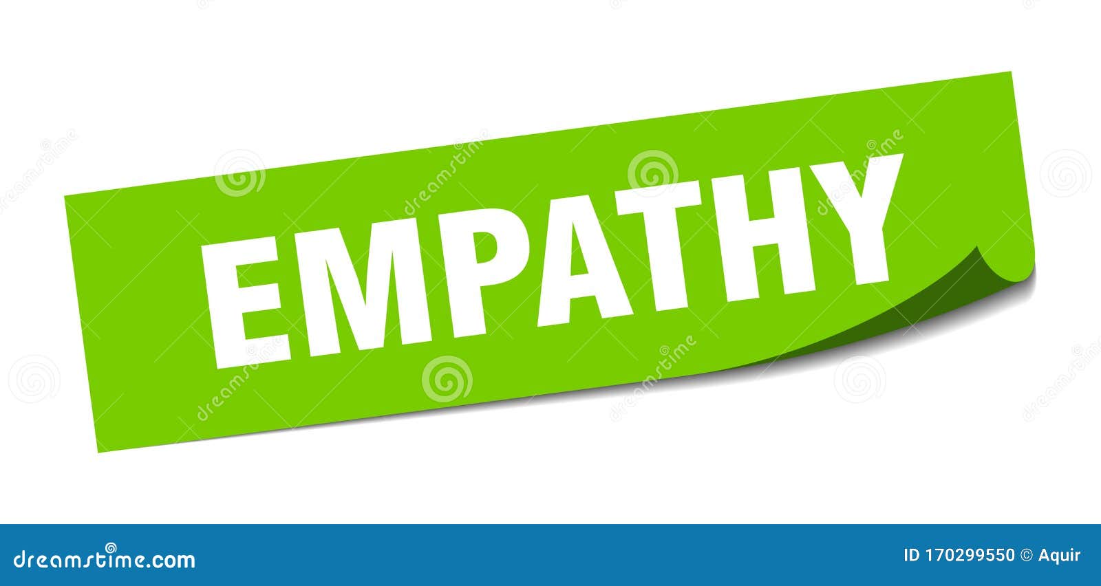 Empathy Sticker. Empathy Square Sign Stock Vector - Illustration of ...
