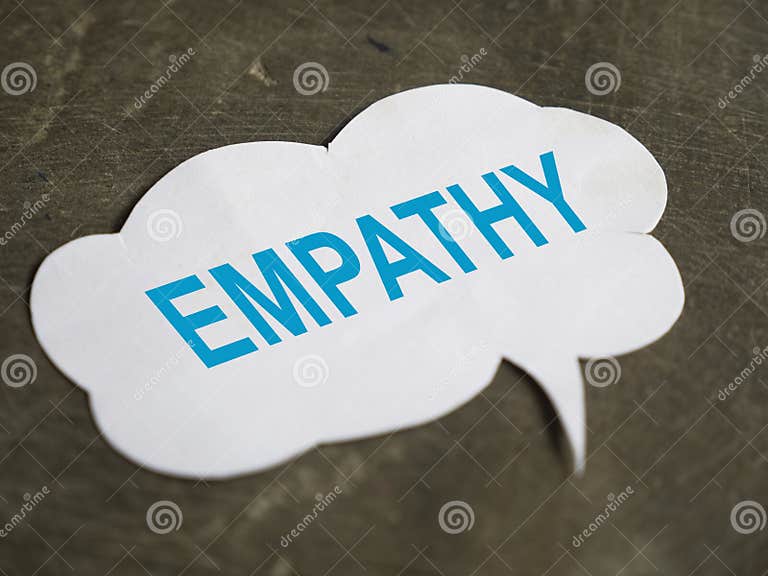 Empathy Text on Paper, Life Improvement Stock Photo - Image of ...