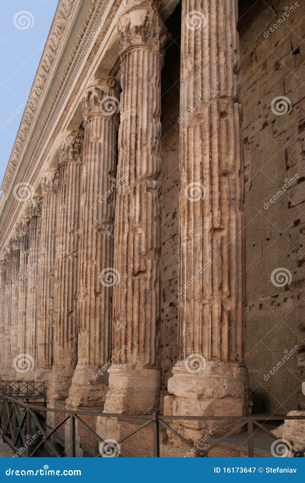 Emperor Adrian temple stock image. Image of travel, emperor - 16173647
