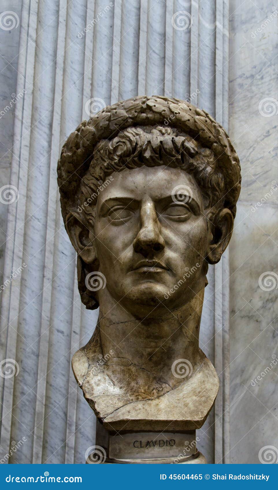 Emperor Claudius Head Statue Stock Image | CartoonDealer.com #45604465