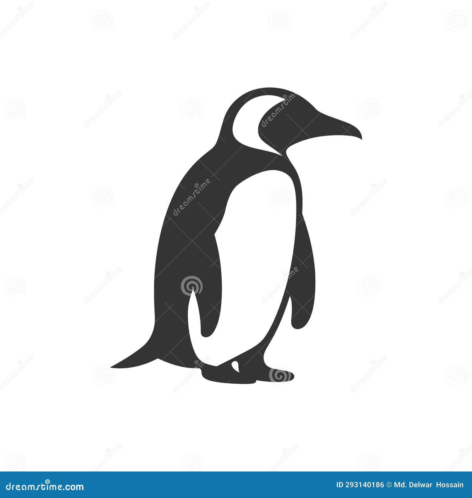 Emperor penguin icon stock vector. Illustration of wildlife - 293140186