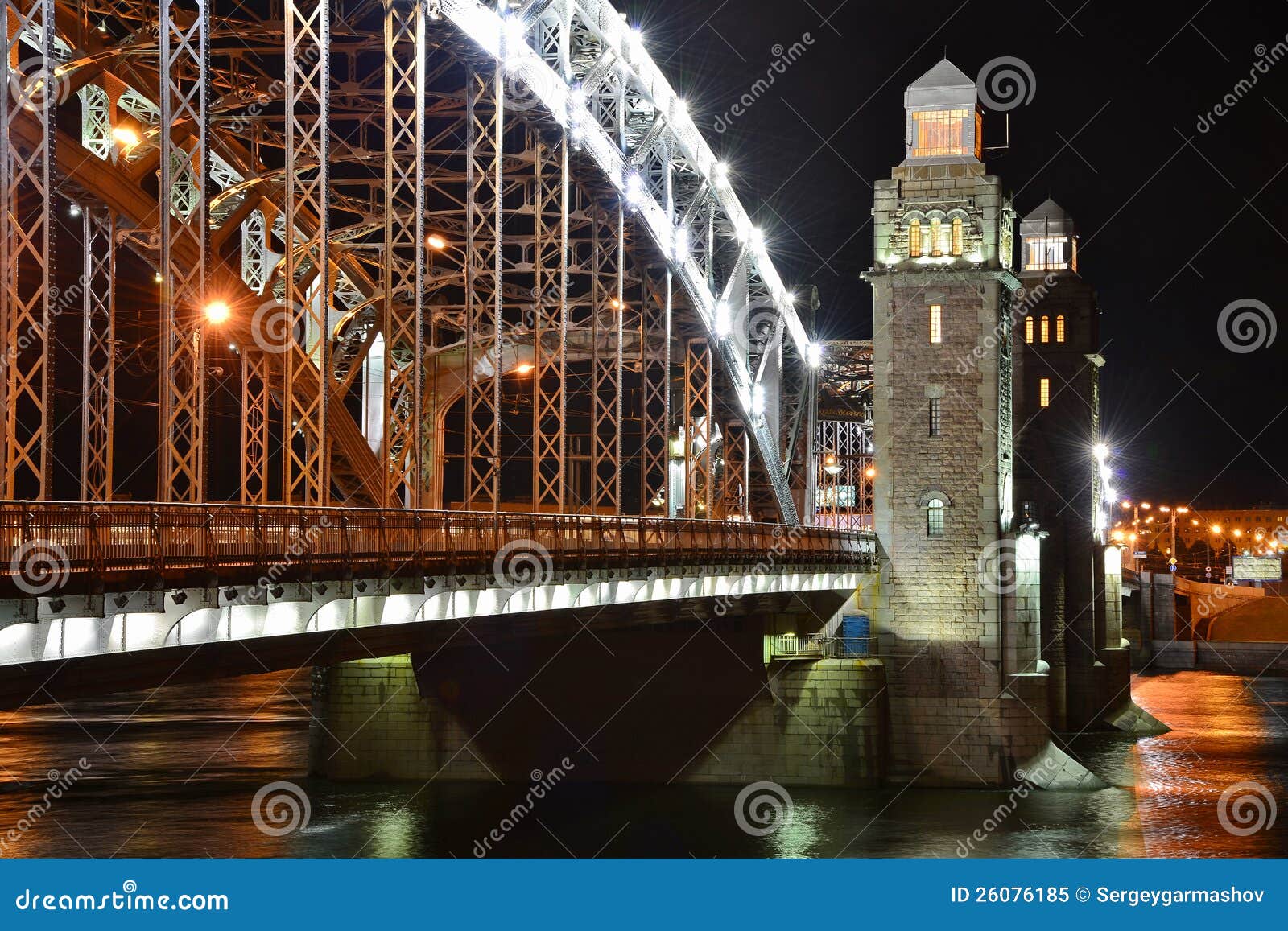 Emperor Peter the Great Bridge Stock Image - Image of great, bridge ...