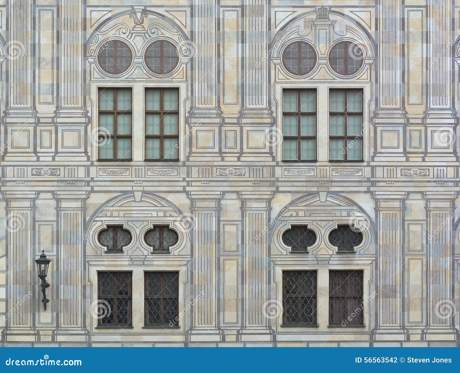Emperor S Courtyard in Munich Stock Photo - Image of facade, german ...